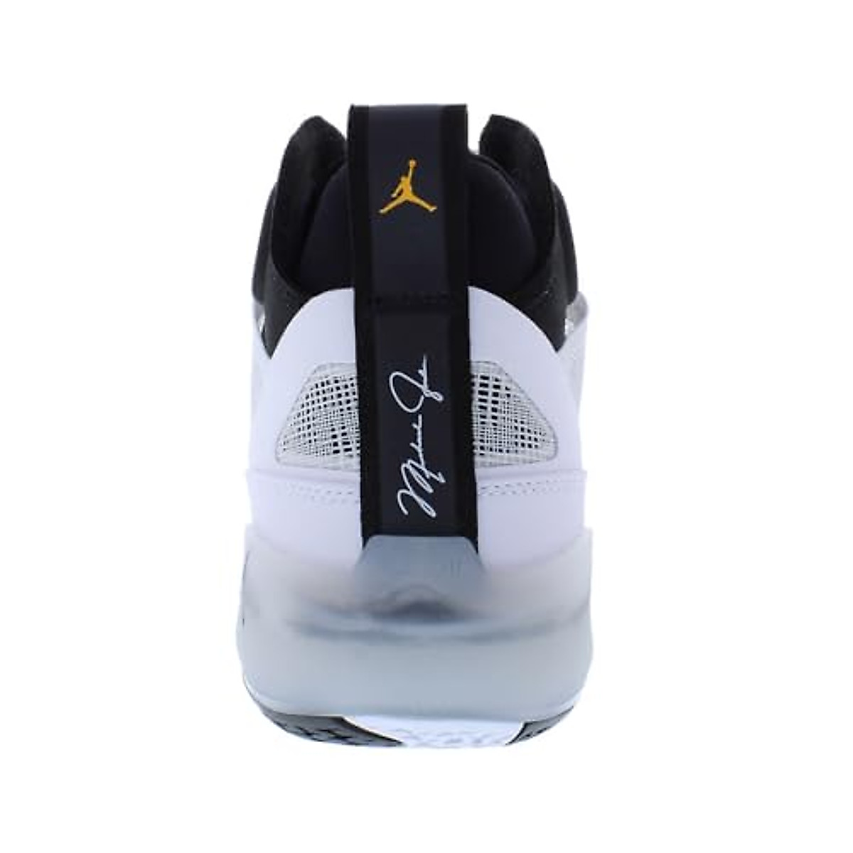 Nike Men's Air Jordan XXXVII Basketball Shoe (White/Citrus/Black, us_Footwear_Size_System, Adult, Men, Numeric, Medium, Numeric_12)