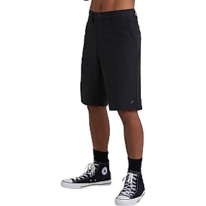 Billabong Men's Crossfire Slub Hybrid Short, Black 36