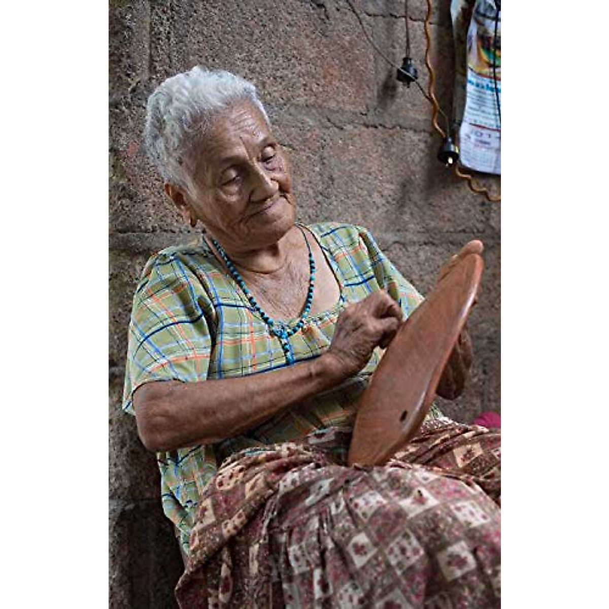 Comal for Tortillas 10 Inches Cayana Grill Griddle Pan Black Clay, 100% Handcraft Organic Cookware and Tableware Enhance Food Flavor and Take Care of our Planet