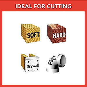 Dremel MM480B 3-Pack Wood & Drywall Oscillating Tool Blades, High Carbon Steel Flush Cut Saw Blades, Universal Quick- Fit Interface Fits Bosch, Makita, Milwaukee, and Rockwell