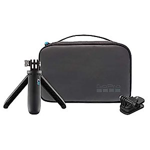 GoPro Travel Kit: Includes Magnetic Swivel Clip, Shorty, and Compact Case - Official GoPro Product, AKTTR-002