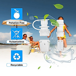 Cooler Replacement Parts Kit, Ice Chest Plastic Hinges, Threaded and Triple-Snap Drain Plug, Latches and Stainless Steel Screws Combo, Plastic Cooler Replacement Set