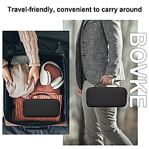 BOVKE Carrying Case for Logitech G Cloud Gaming Handheld, Storage Bag Fit Logitech Portable Gaming Console with Xbox Cloud Gaming, GeForce NOW, Google Play Games, Mesh Pocket for Adaptor Cables, Black