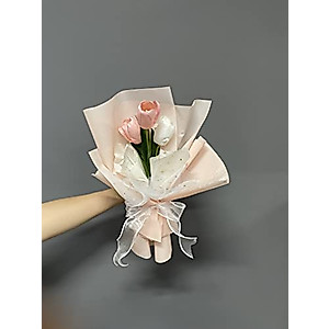 LWFyyds Waterproof Floral Wrapping Paper Flower Bouquet Gift Wrap Korean Florist Supplies - Gouache