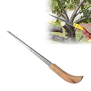 Outdoor Portable Hand Saw, 2024 New 9 Inch Household Garden Small Hand Saw, Rugged Triple Razor Tooth Steel Mini Hand Saw for Camping, Pruning, Backpacking, Survival, Gardening(Wooden 1pcs)