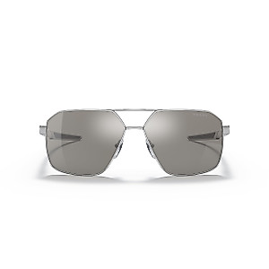 Sunglasses Prada Linea Rossa PS 55 WS 1BC07F Silver