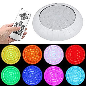 Waterproof Led Light Led Pool Lights, with Remote Control Underwater Led Lights, AC12V for Pool for Fountains Park Garden