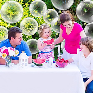Kasyat 50 Pcs Clear Bubble Bobo Balloons Burbuja Transparent Clear Balloons Transparent Balloons for Christmas Wedding Birthday Indoor Outdoor Party Decoration (8 Inch, 10 Inch, 12 Inch)