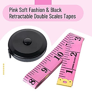 Mr. Pen- Body Measuring Tape, 2 Pack, 60Inch/150cm, Soft , Retractable Tape Measure, Body Tape Measure, Soft Measuring Tape, Fabric Tape Measure, Sewing Tape Measure.