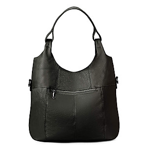 YALUXE Womens Crossbody Bag Genuine Leather Shoulder Bag Stylish Travel Top-Handle