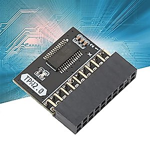 20Pin Encryption Security Module, Perfect Replacement PCB Material Standalone Crypto Processor TPM 2.0 Encryption Security Module Practical for Home