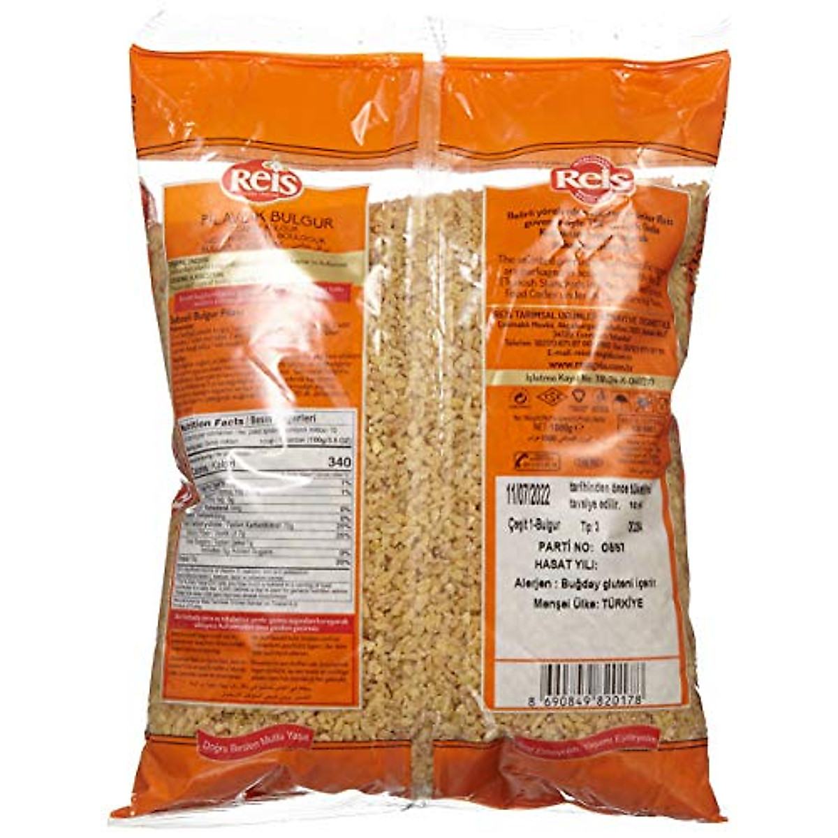 Reis Coarse Bulgur for Pilafs 2lb