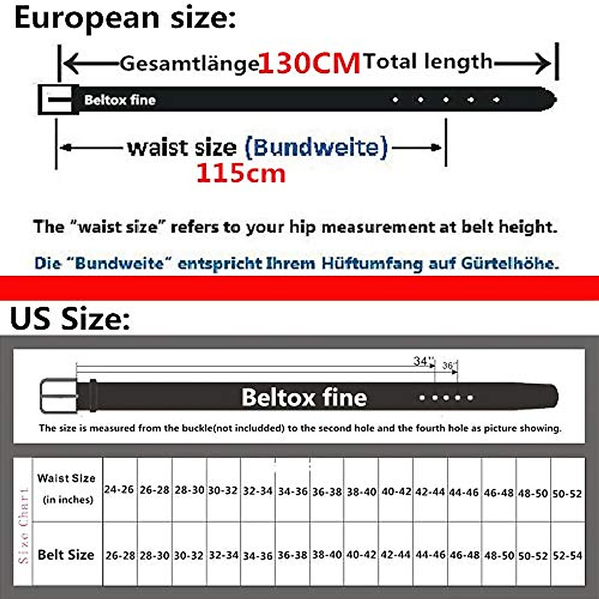 beltox fine Men’s Casual Leather Jeans Belts 1 1/2” Wide 4MM Thick Alloy Prong Buckle Work Dress Belt for Men（Black Belt with Black Buckle，36-38）