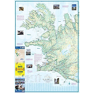 Iceland Travel Reference Map Waterproof 1:400K