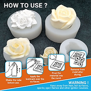 Adhesive Guru Silicone Mold Release Aerosol Spray (13.5 fl oz) Lubricant Agent for Epoxy Resin Molds (1 Pack)