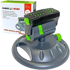 Sprinklers for Yard Water Sprinkler Water Sprinklers for Lawn Garden Sprinkler for Yard Sprinkler Mini Oscillating Sprinkler Watering System Large Coverage Leakproof Hose Connection