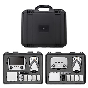 Mini 3 Pro Case-Professional Waterproof Carrying Case Hard Shell Travel Case for DJI Mini 3 Pro Fly More Combo and Drone Accessories