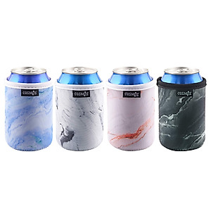 CM Soft Neoprene Standard Beverage Can Sleeves Insulators Regular Standard Can Covers for Standard 12 Fluid Ounce Drink & Beer Cans