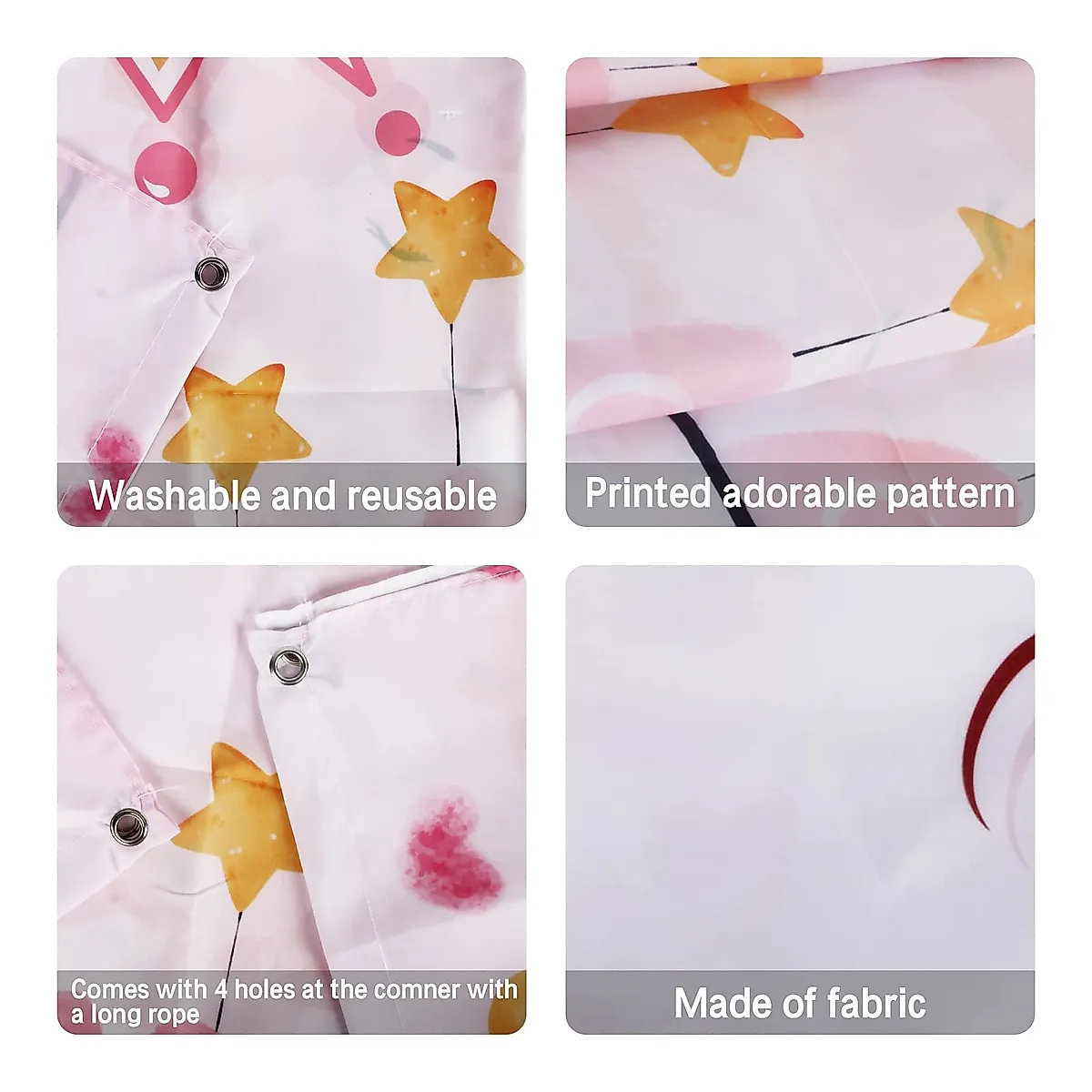 INNORU Welcome Baby Girl Door Banner Decor, Gender Reveal Party Decor, Baby Shower, Girl Theme Birthday Party Photo Booth Backdrop Background Supplies