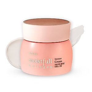 ETUDE Moistfull Collagen Intense Cream (75ml) | Intense Hydrating Super Collagen Skin Care Cream | Korean Facial Moisturizing Cream with Low-molecular Peptides included for All Skin Type