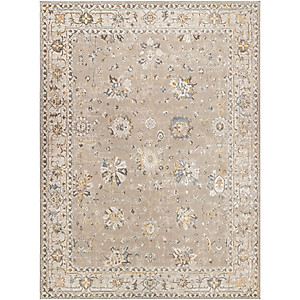 Livabliss Roswell Traditional Machine Woven Area Rug, 9'2" x 12', Off-White