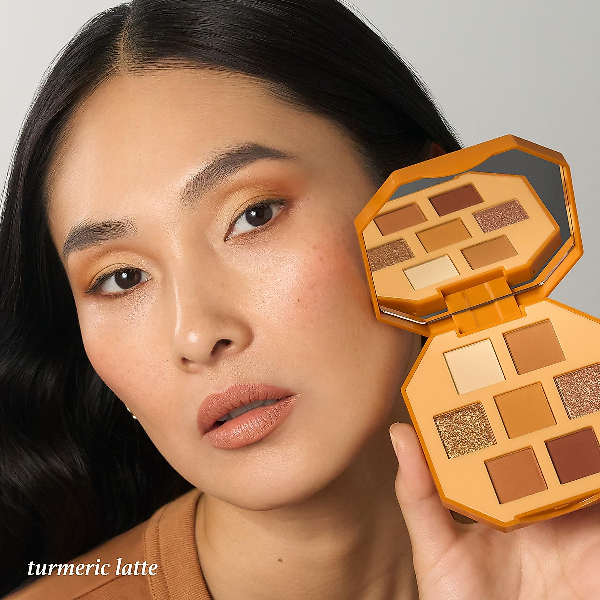 Julep Eyeshadow 101 Pro Powder Palette -Turmeric Latte - 7 Shade Matte & Shimmer Eyeshadows - Great for travel- Blendable & Buildable Eye Makeup Palette