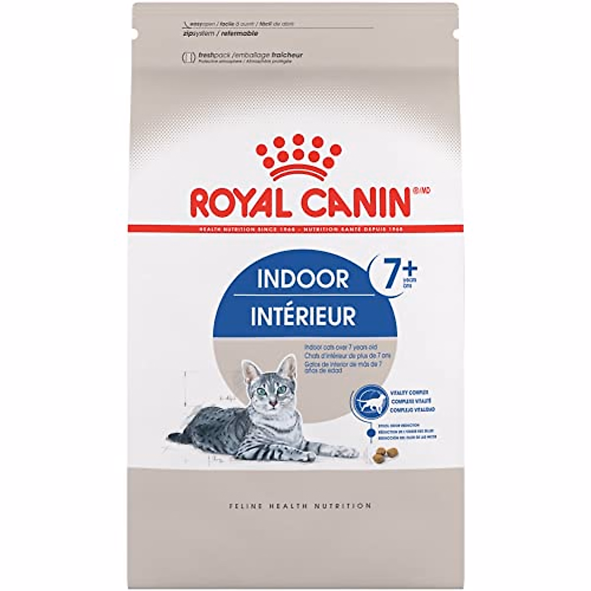 Royal Canin Indoor 7+ Adult Dry Cat Food, 2.5 lb bag