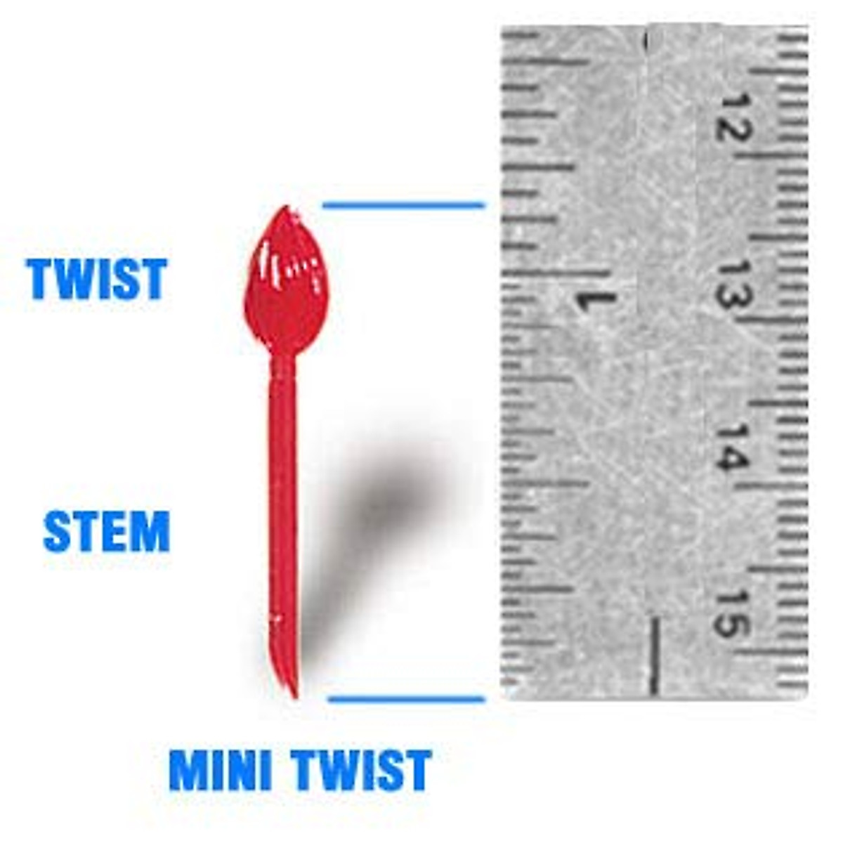 Creative Hobbies 5GN9 Mini Flame Shape Pin Light Ornaments - 250 Piece Multi-Color Pack for Ceramic Christmas Trees and DIY Projects