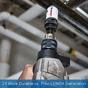 Lenox Tools - 1772964 LENOX Tools Bi-Metal Speed Slot Arbored Hole Saw with T3 Technology, 3-1/8"