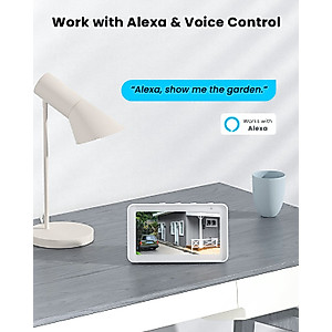 ieGeek Security Cameras Wireless Outdoor, 2K Solar Security Camera System 360° PTZ with Spotlight & Siren, 2.4Ghz Outdoor Security Cameras,Color Night Vision, Work with Alexa, PIR, 2-Way Talk, IP65