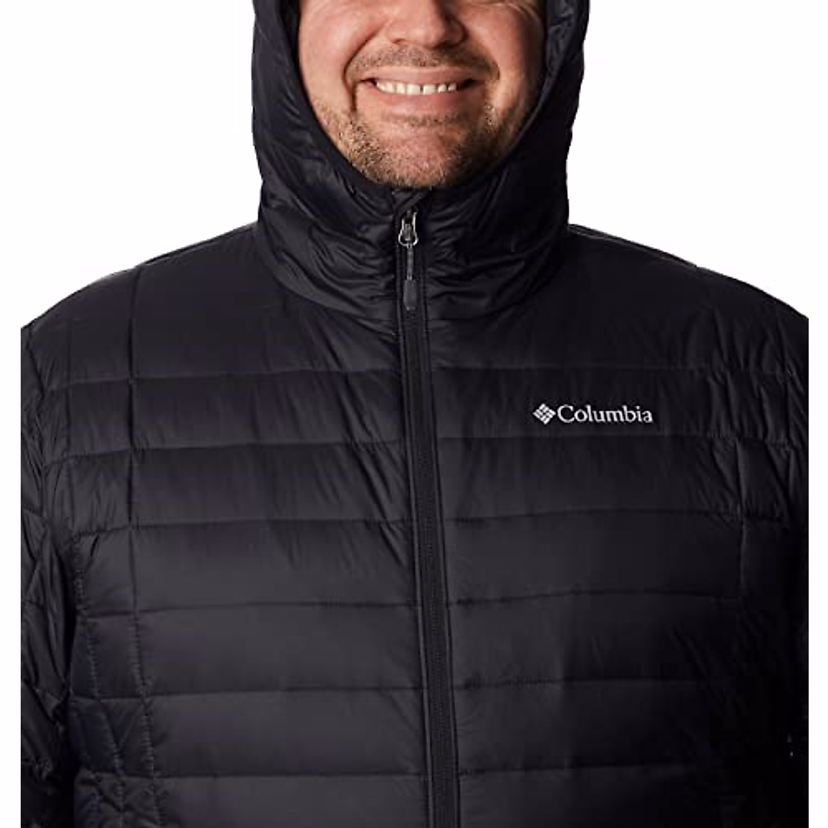 Columbia Mens, Voodoo Falls 590 TurboDown Hooded Jacket, Black, Large
