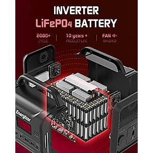 Energizer Portable Power Station PPS320 320Wh LiFePO4 Battery 110V/300W Pure Sine Wave AC Outlet PD100W Fast Charging Solar Generator