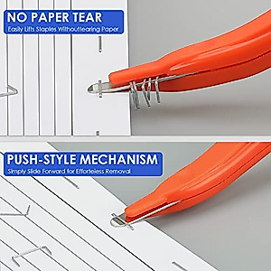 KTRIO 4 Pack Staple Remover Professional Magnetic Staple Removers Staple Remover Tool Staple Puller Stapler Removers Staple Pullers Stick for Office School & Home, 4 Colored