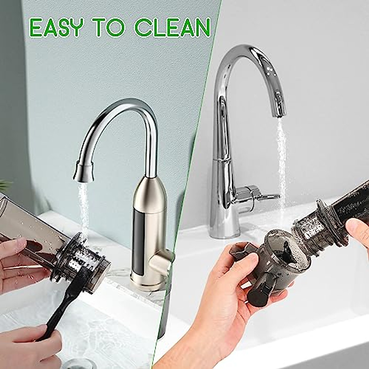 Juicer Machines-SOVIDER Compact Slow Masticating Juicer Extractor- 3.1" Wide Chute Cold Press Juicer for High Nutrient Fruits Vegetables Easy Clean with Brush| Pulp, Measuring Cup, Reverse Function (Dark Green) (Slow Masticating Juicers)
