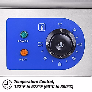 Yescom 2500W 24" Electric Countertop Griddle Flat Top Commercial Restaurant BBQ Grill