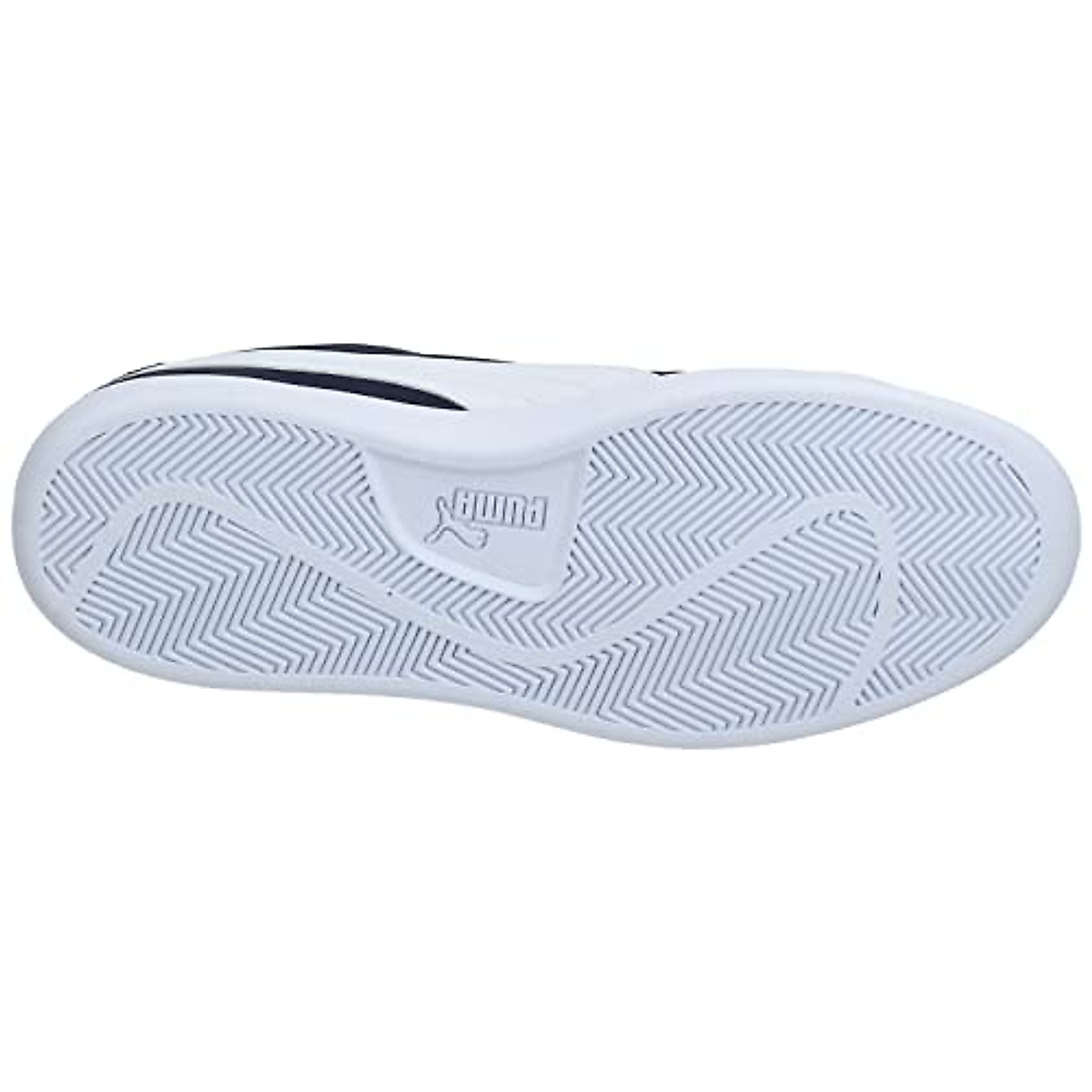 PUMA mens Smash V2 Sneaker, Peacoat/White, 10.5 US