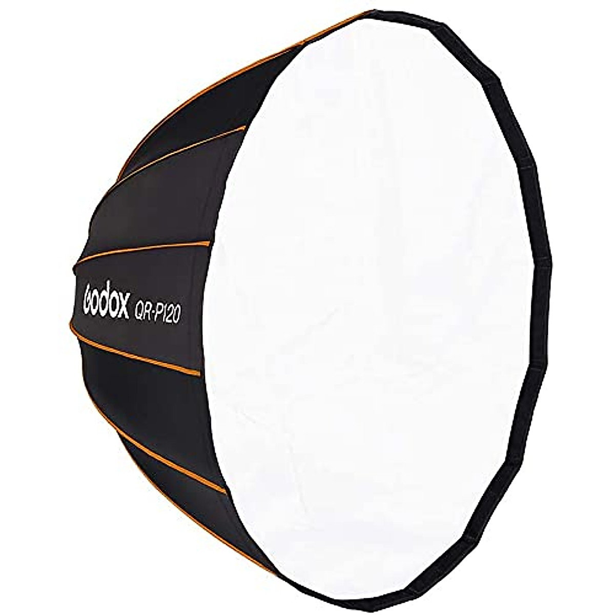 Godox QR-P120 47 Inch Parabolic Softbox Bowens Mount, Quick-Setup Quick-Folding, with Front & Inner Diffuser and Carrying Bag for Godox SL60W VL150 UL150 SL150II SZ150 and Other Bowen Mount Lights…
