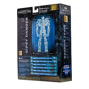 Pacific Rim McFarlane Toys Gipsy Danger (Jaeger) 4" Scale Figure Playset with Comic