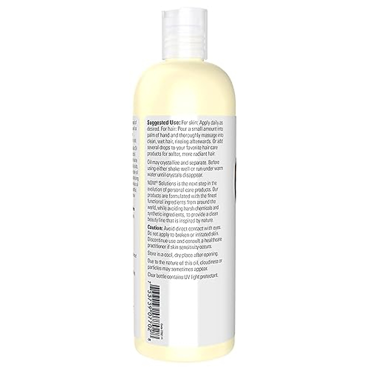 NOW Foods Solutions, Shea Nut Oil, Multi-Purpose Intense Moisturizing Oil for Skin, Scalp and Hair, 16-Ounce