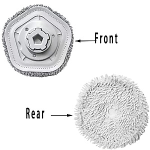 Wet Mopping Pads For Dreametech W10 for Dreame w10 Robot Vacuum Replacement Accessories,Parts Replacement Mop Cloths