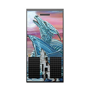 Head Case Designs Officially Licensed Ed Beard Jr Moon Song Wolf Moon Dragons Vinyl Sticker Gaming Skin Decal Cover Compatible With Xbox Series X Console