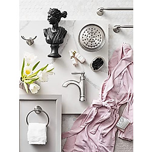 Moen MY0318BN Halle 18-inch Single -Towel Bar, Brushed Nickel