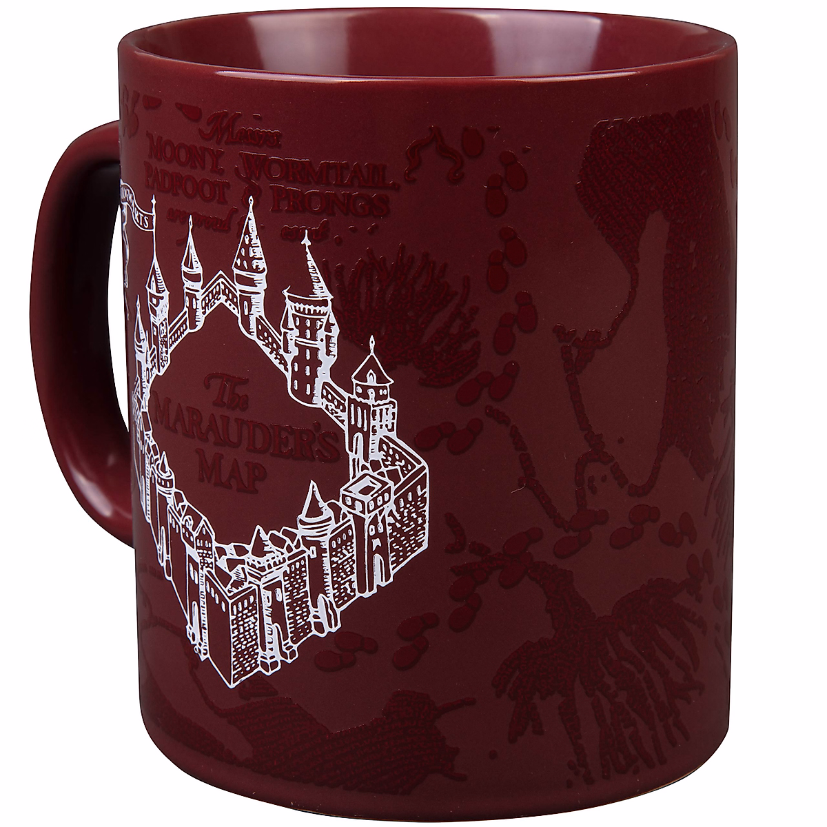 Harry Potter Marauder's Map Heat Changing Coffee Mug, 11oz - Marauders Map Image Reveals with Heat - Officially Licensed - Gift for Kids, Teens & Adults - Ceramic