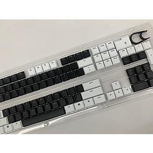 Suitable Logitech G915TKL G915 G815 Keyboard keycaps, 111 Keys. Replacement Keycaps Mechanical Gaming Keyboard… (White and Black Set)