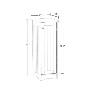 RiverRidge Ashland Slim Cabinet, White