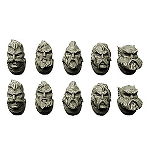 Spellcrow 28mm Wolf Space Knights Bits: Wolves Heads