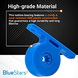 Ultra Durable C80 C-80 Turbine Bearings Replacement Part by BlueStars - Exact Fit for The Polaris 180 280 280 TankTrax, Vac-Sweep 20 Pool Cleaners - Pack of 4