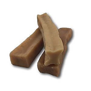 Top Dog Chews – Large/XL Himalayan Yak Cheese for Dogs, 100% Natural & Long-Lasting Dog Treats, Gluten Free & Digestible Cheese Sticks, Sold by The Pound (1LB, ~3 Dog Chews)