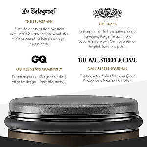 HORL 2 Pro Rolling Knife Sharpener - Kitchen Knife Sharpener for Razor Sharp Edges Made in Germany - Easy Knife Sharpening Kit with 3:1 Planetary Gear with Magnetic Holder with 15 & 20 Degrees