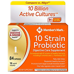 Member's Mark 10 Strain Probiotic (84 ct.)